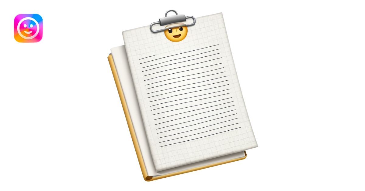 exam paper emoji | AI Emoji Generator