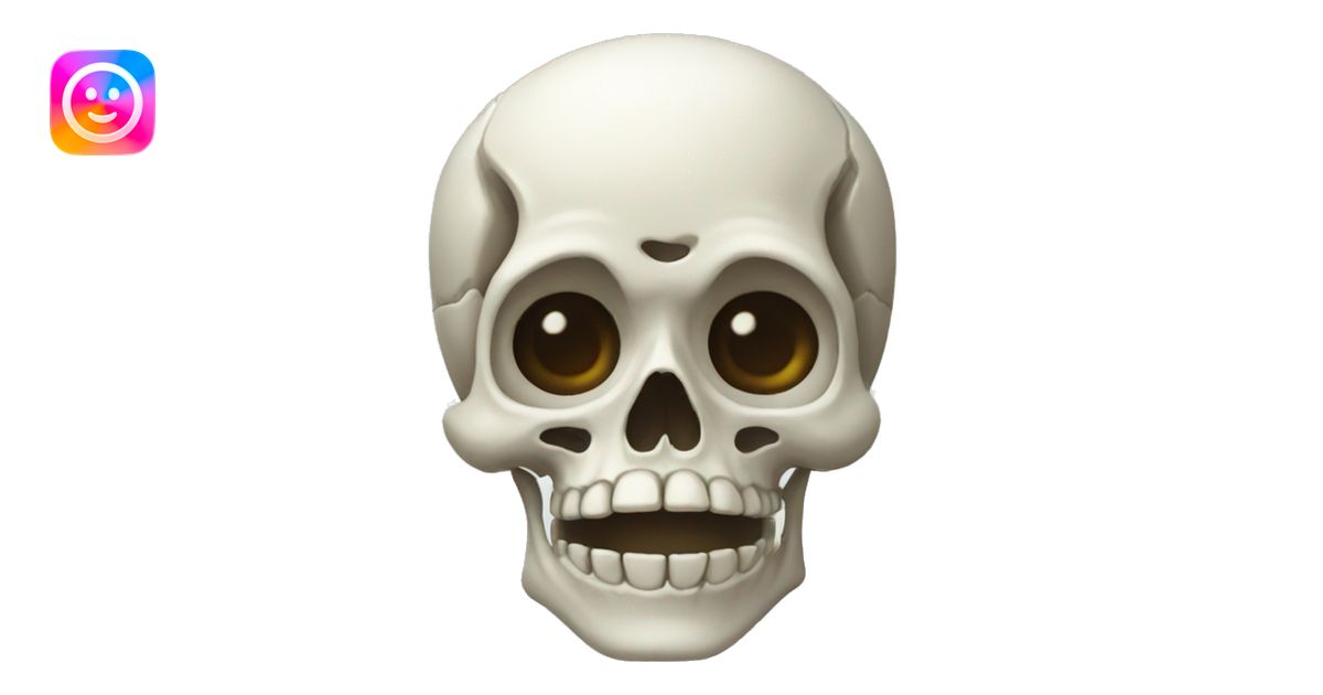 Skeleton emoji | AI Emoji Generator