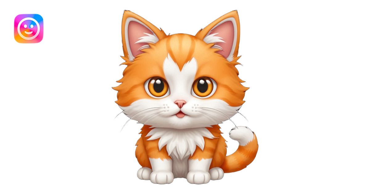 unhinged kitten emoji | AI Emoji Generator