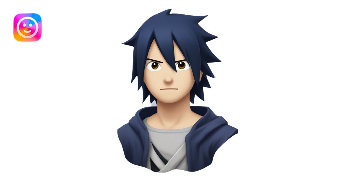 sasuke uchiha emoji | AI Emoji Generator