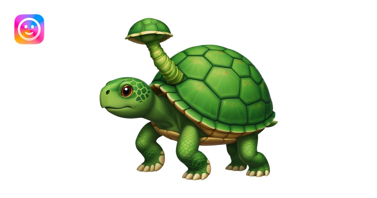 A human leg emoji combined with a turtle emoji | AI Emoji Generator