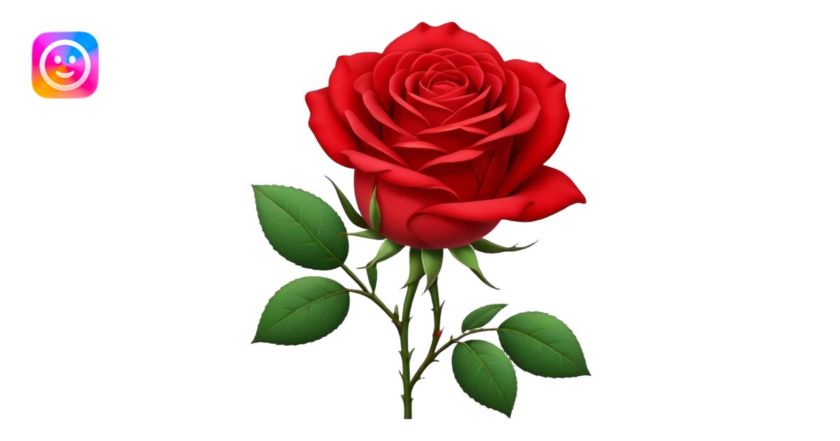 rose emoji | AI Emoji Generator