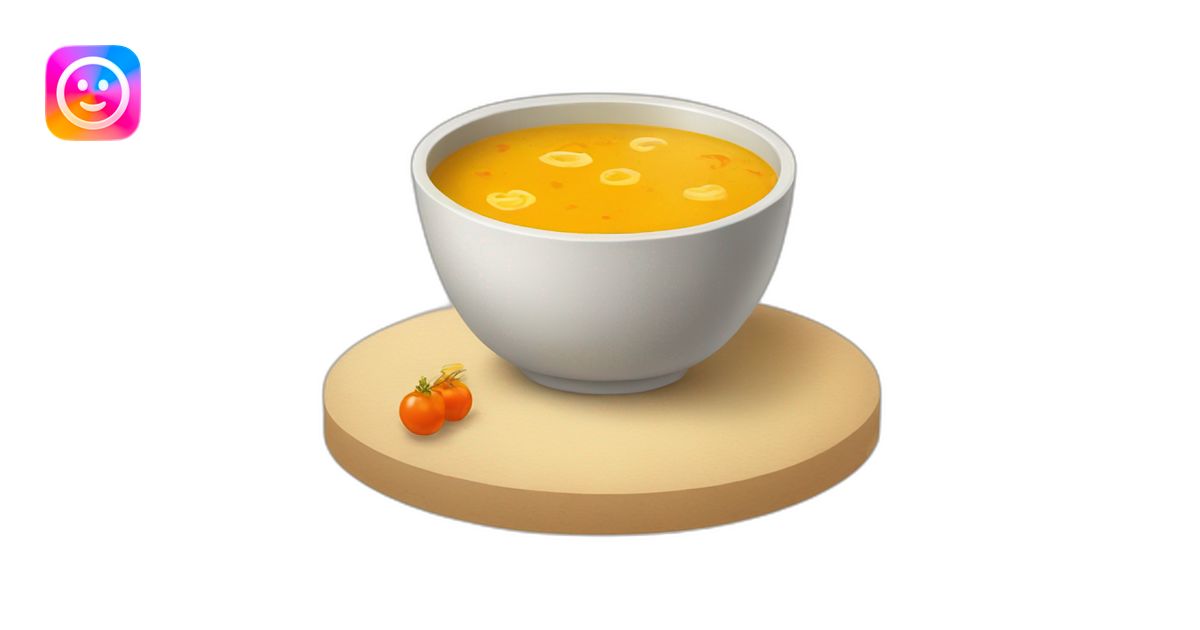 bowl of soup emoji | AI Emoji Generator