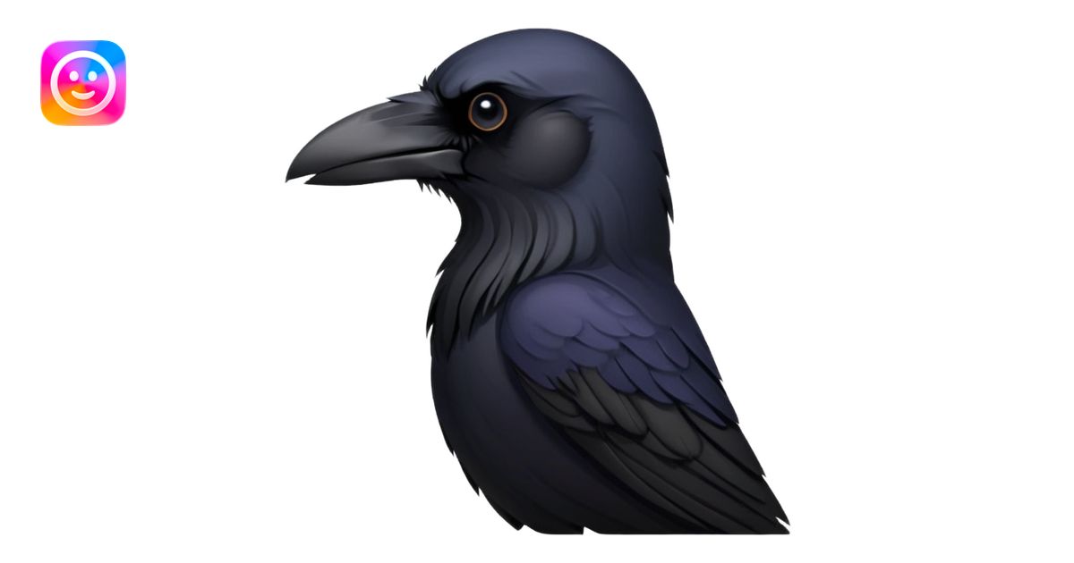 Raven emoji | AI Emoji Generator