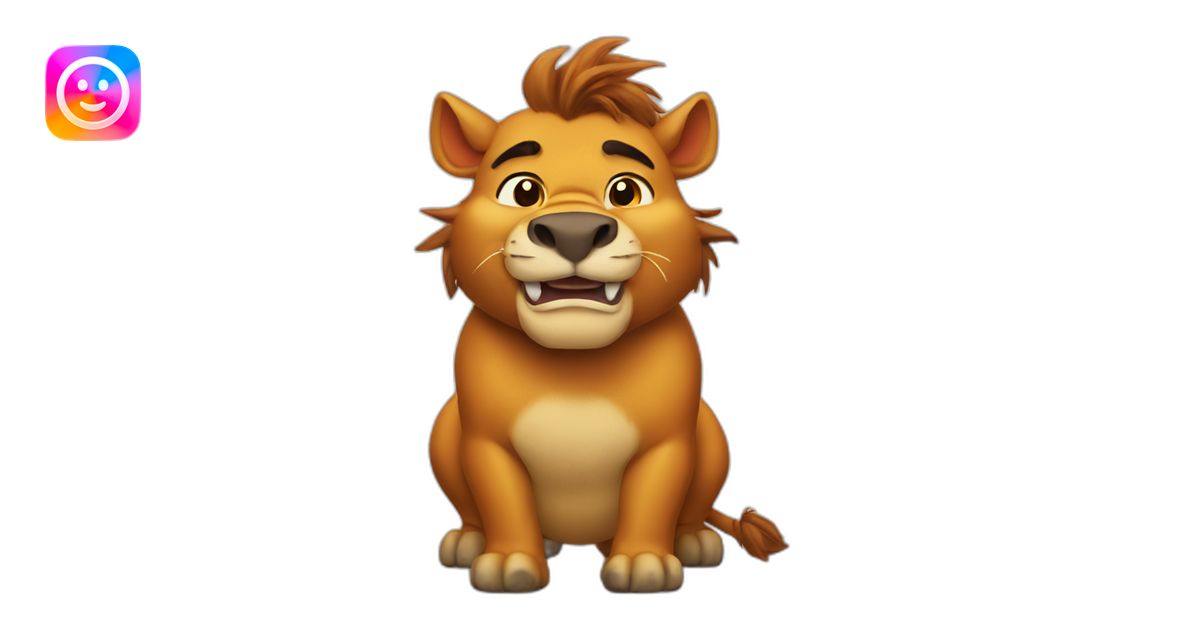 Pumba lion king emoji | AI Emoji Generator