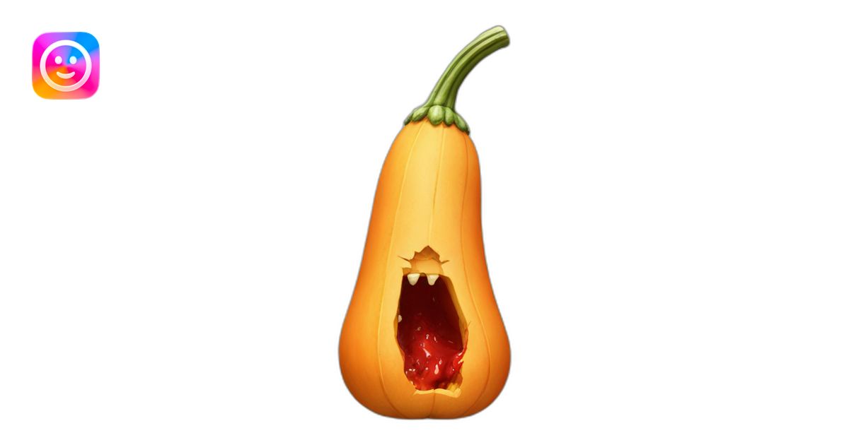 bloody squash emoji | AI Emoji Generator
