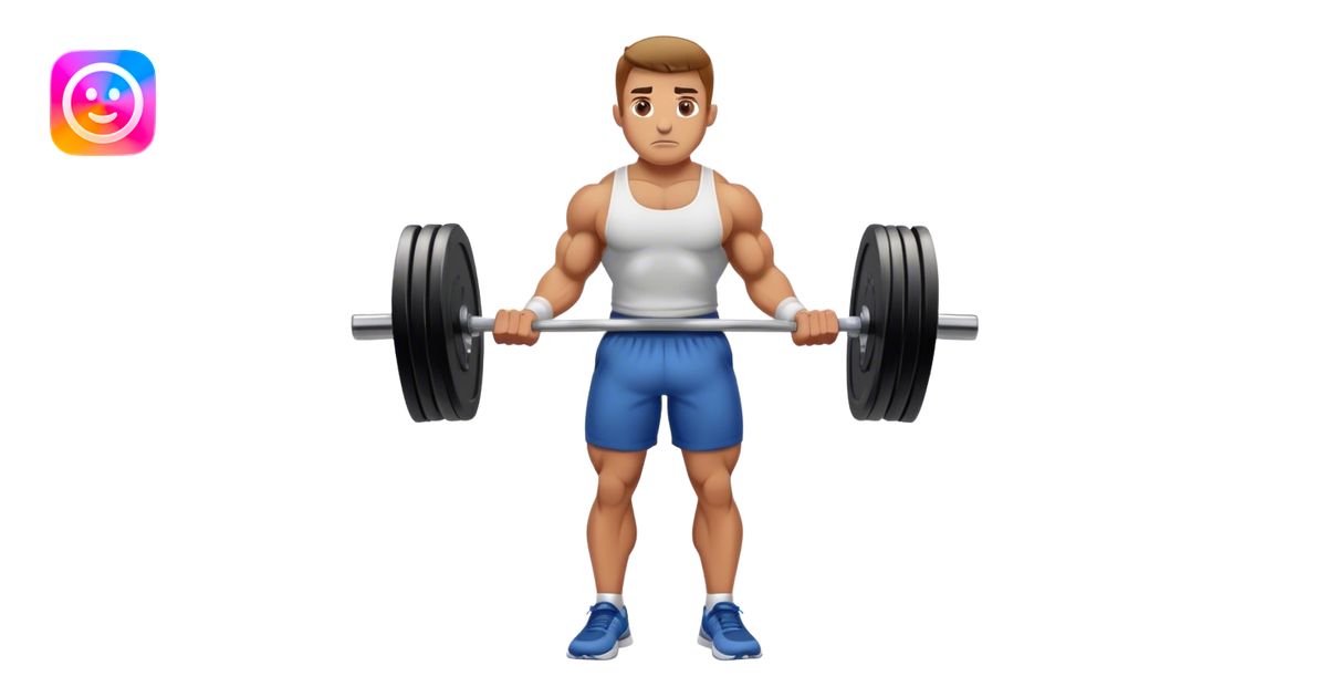 barbell-shrugs emoji | AI Emoji Generator