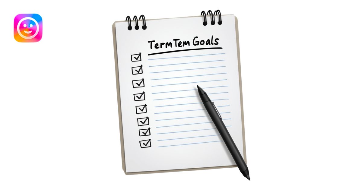 short-term goals emoji | AI Emoji Generator