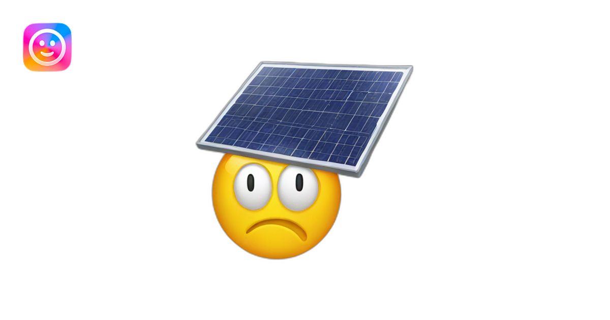 Panel solar emoji | AI Emoji Generator