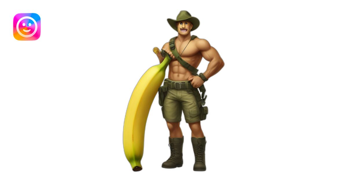 banana-rambo emoji | AI Emoji Generator