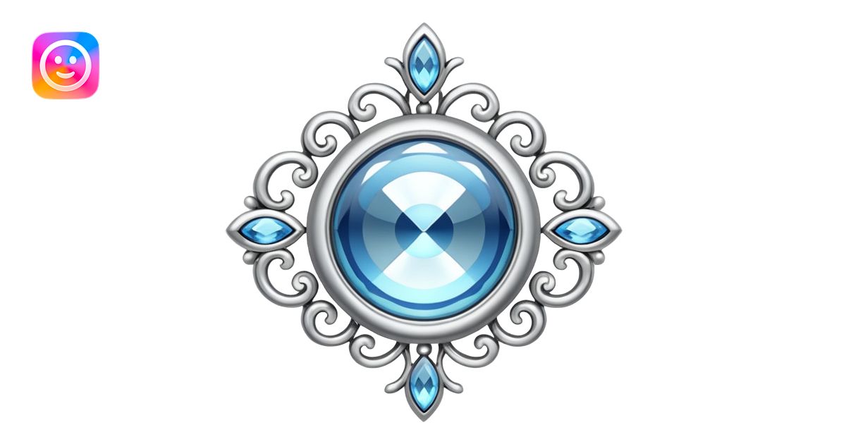 Silver jewelry . No faces emoji | AI Emoji Generator