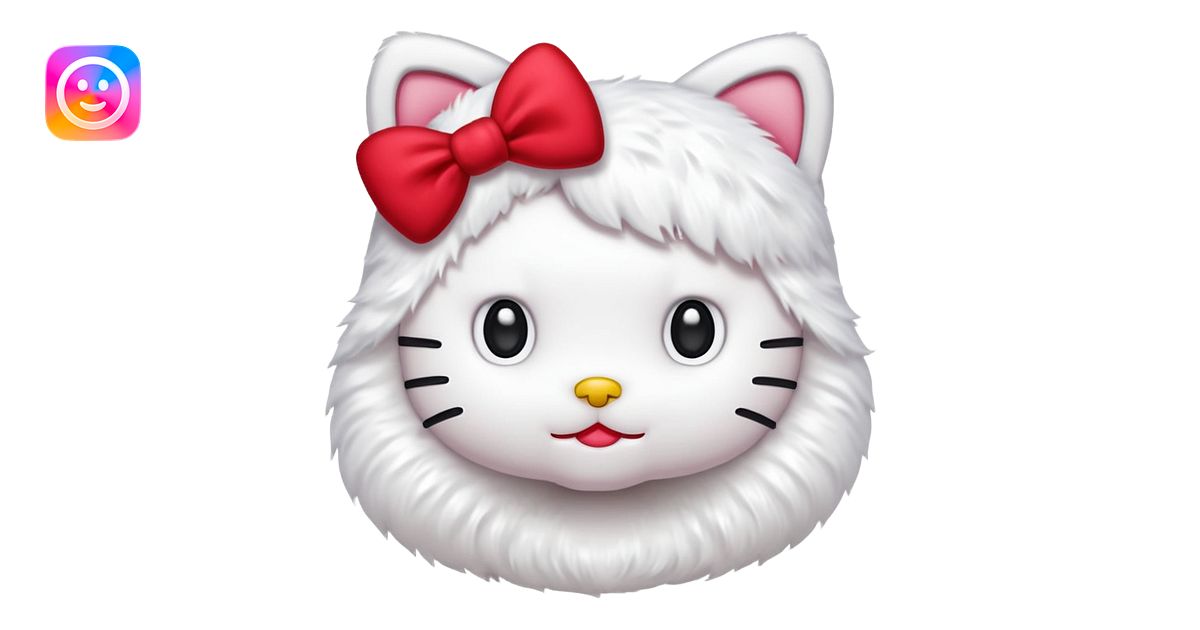 Hello kitty emoji | AI Emoji Generator