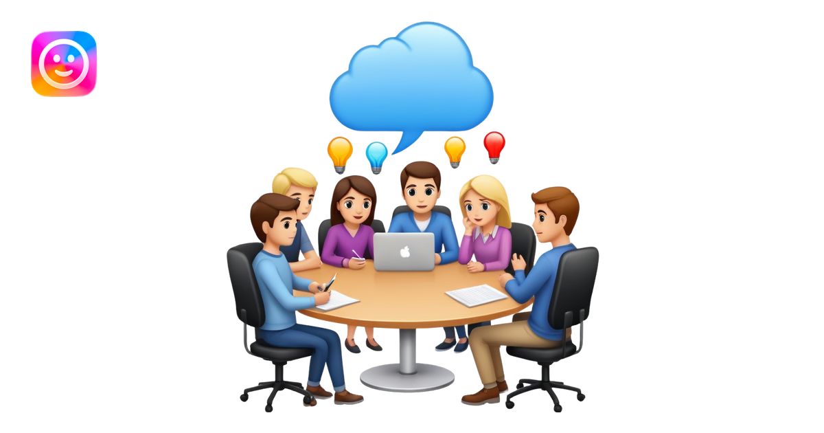 Brainstorming emoji | AI Emoji Generator