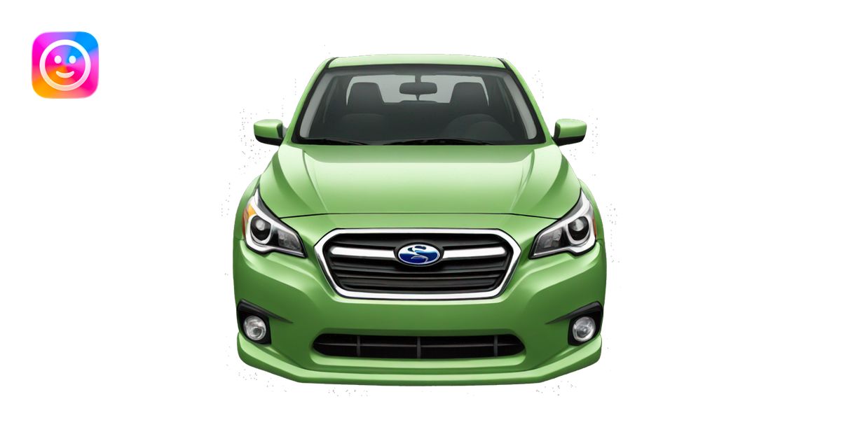 Subaru legacy be5 green emoji | AI Emoji Generator