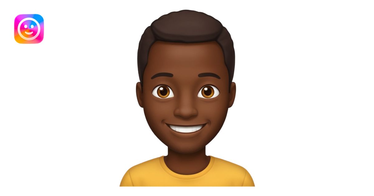 African male emoji | AI Emoji Generator