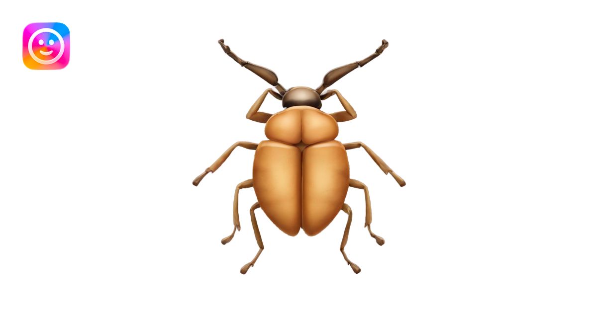 A bug with a butt emoji | AI Emoji Generator