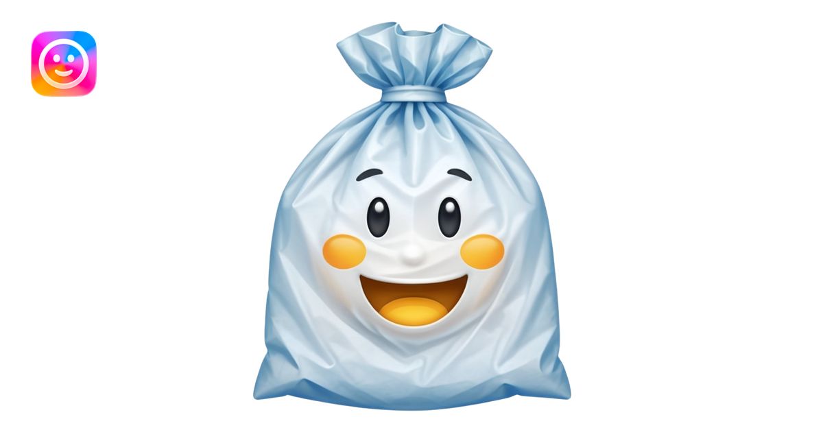 polythene grocery bag emoji | AI Emoji Generator