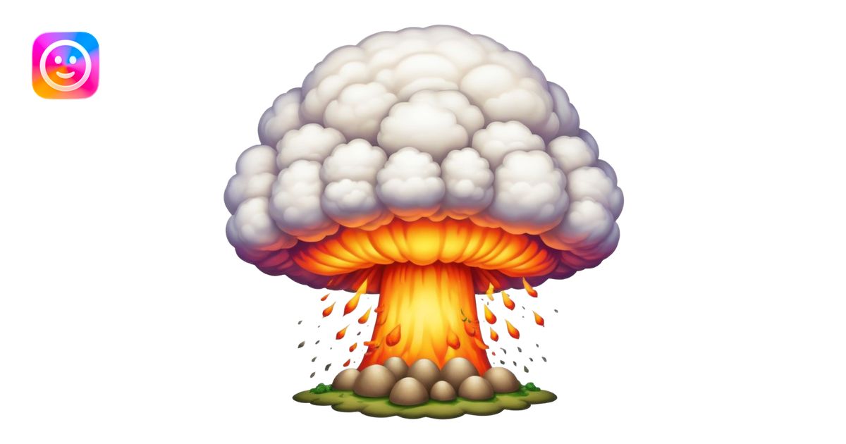 nuclear explosion emoji | AI Emoji Generator
