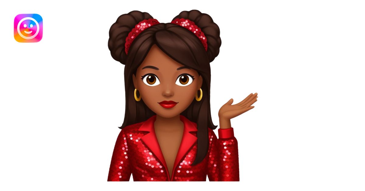 LaTocha Scott from Xscape with long dark brown hair, red sequin outfit ...