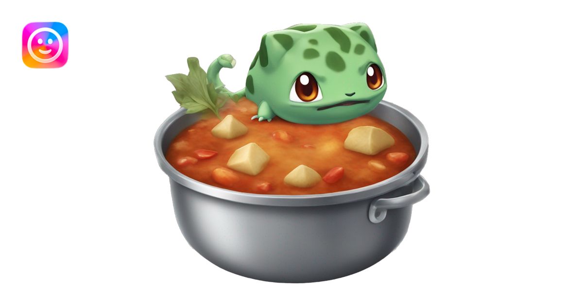 Bulbasaur STEW emoji | AI Emoji Generator