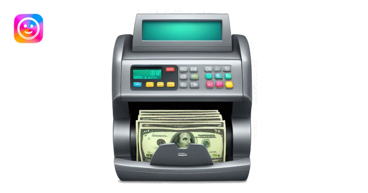 cash counter machine emoji | AI Emoji Generator
