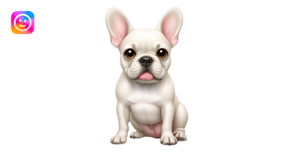 French bulldog emoji | AI Emoji Generator