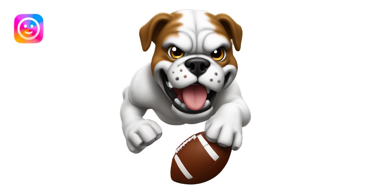 Georgia bulldog football touchdown emoji | AI Emoji Generator
