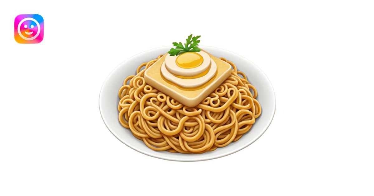 sepinggan mee goreng tanpa udang emoji | AI Emoji Generator