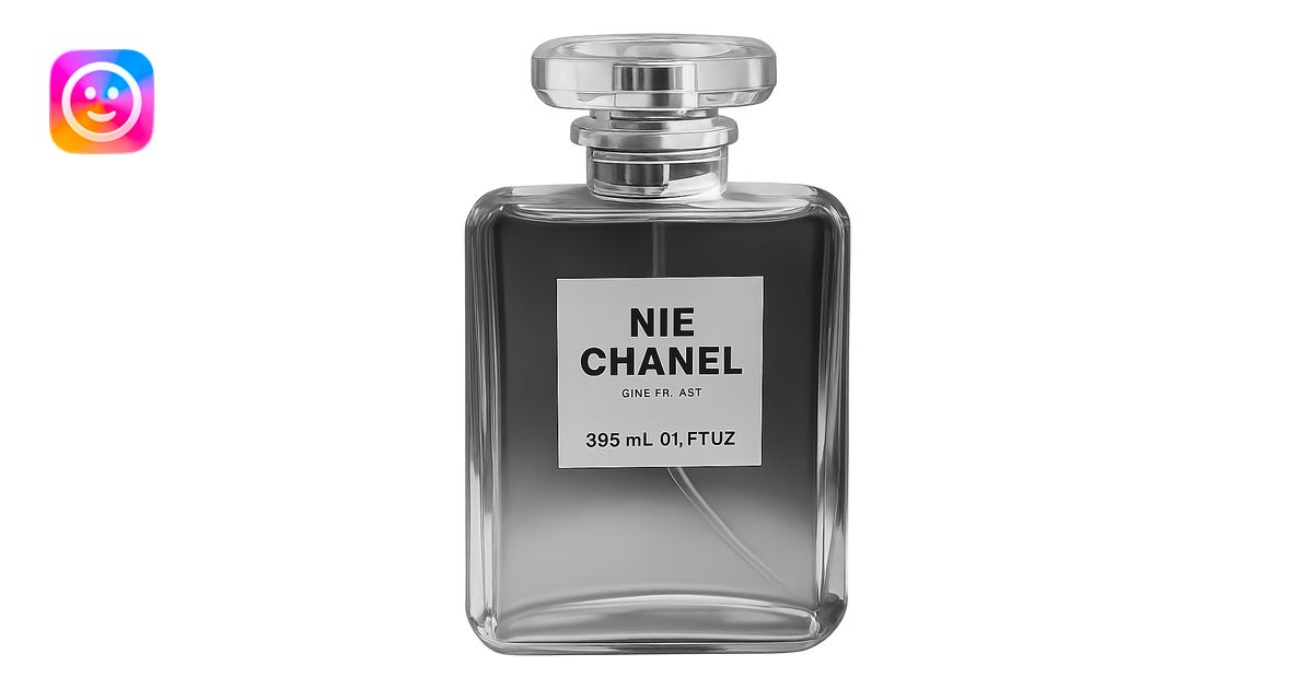 Convert the image to black and white, keeping only the realistic Chanel ...