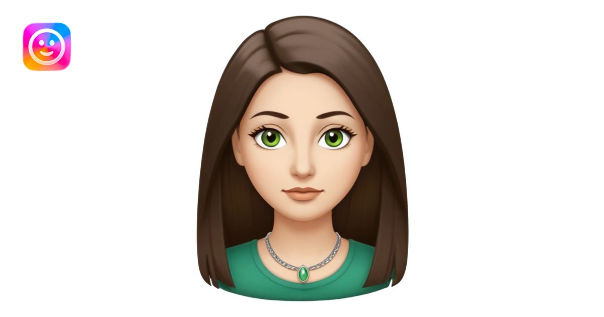 40 year old Adult woman avatar, light skin tone, oval face, long ...