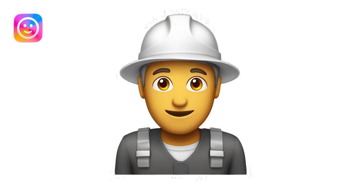 White engineer hat emoji | AI Emoji Generator