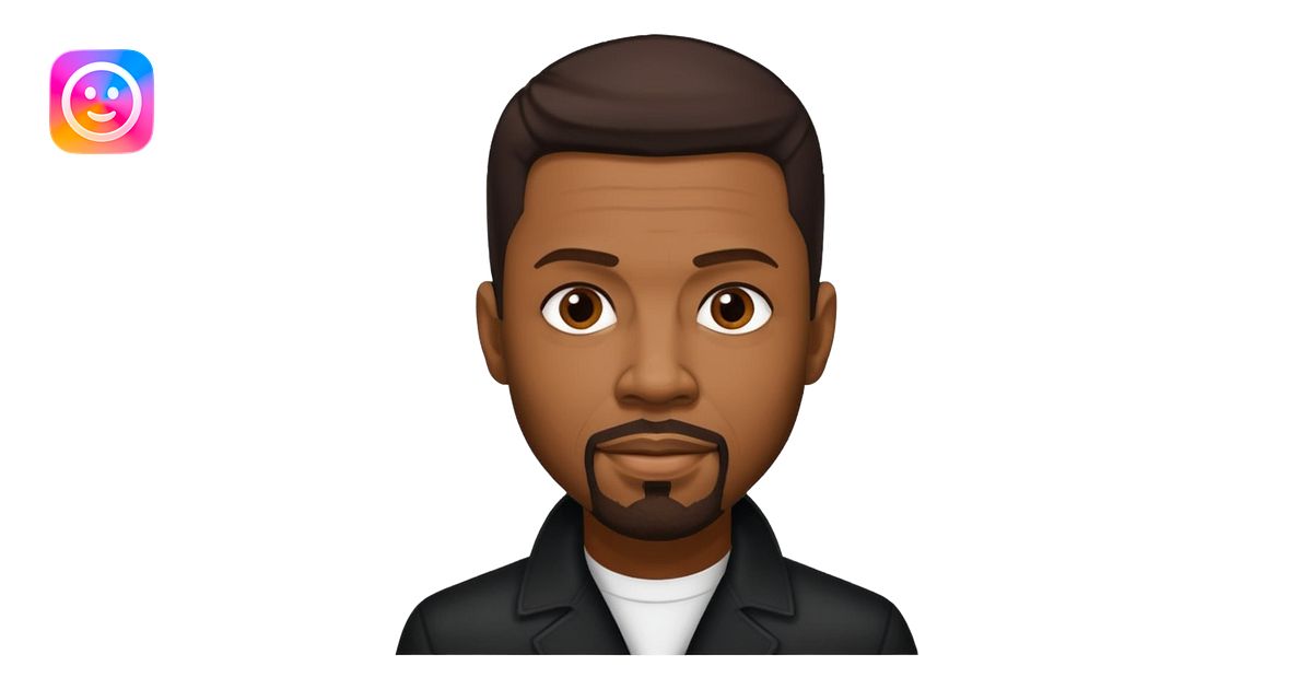 Keith Sweat (b.1961) with dark brown hair emoji | AI Emoji Generator