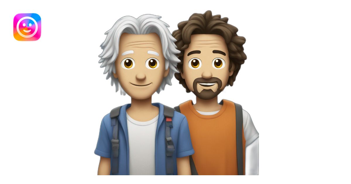 cute bill and ted emoji | AI Emoji Generator