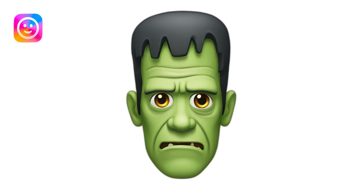 Frankenstein emoji | AI Emoji Generator