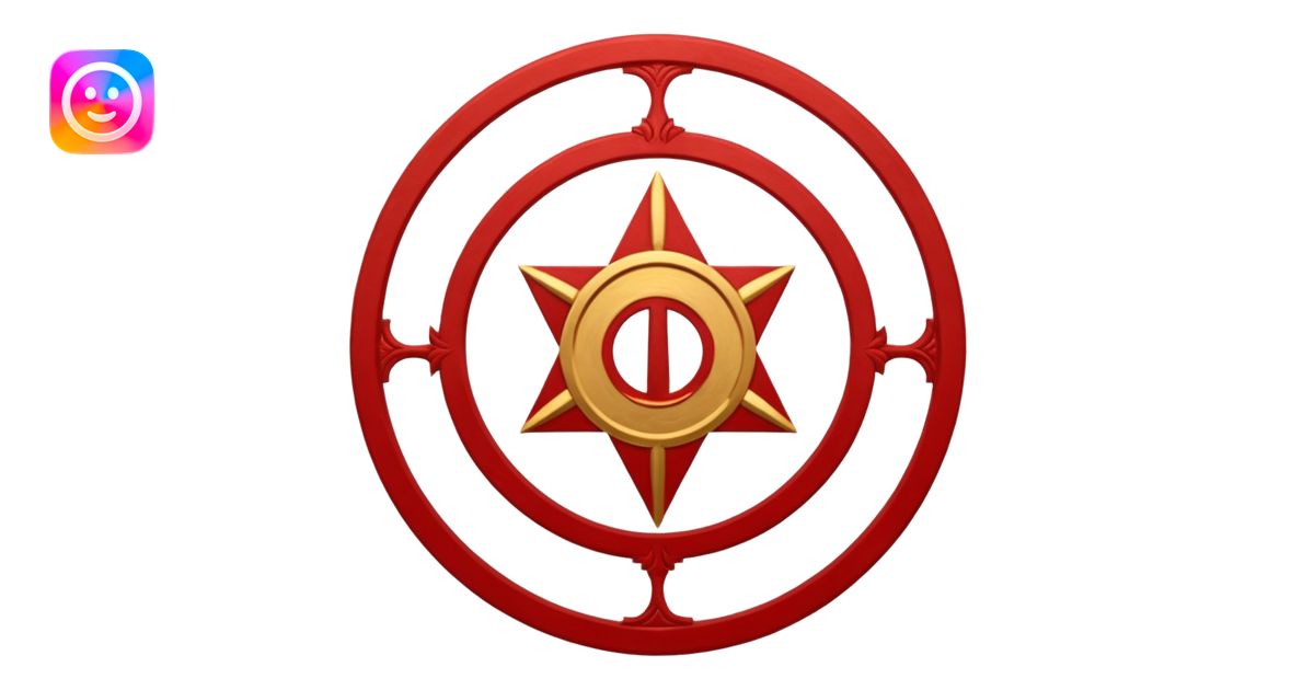a circular casting sigil inspired by the wizard101 balance school using ...