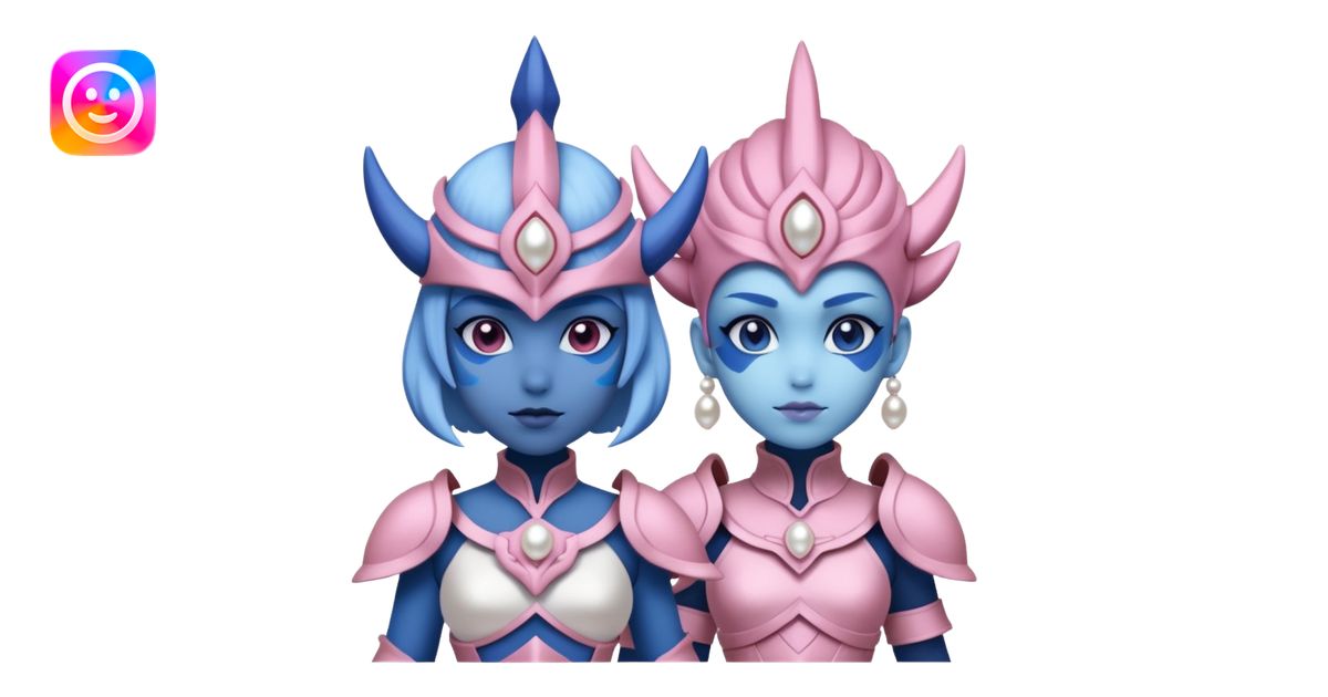 Pokemon legendary azul and pink palkia emoji | AI Emoji Generator