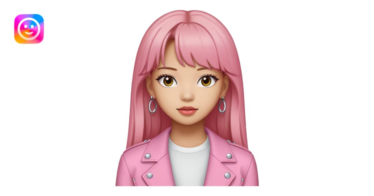 Lisa from BLACKPINK emoji | AI Emoji Generator