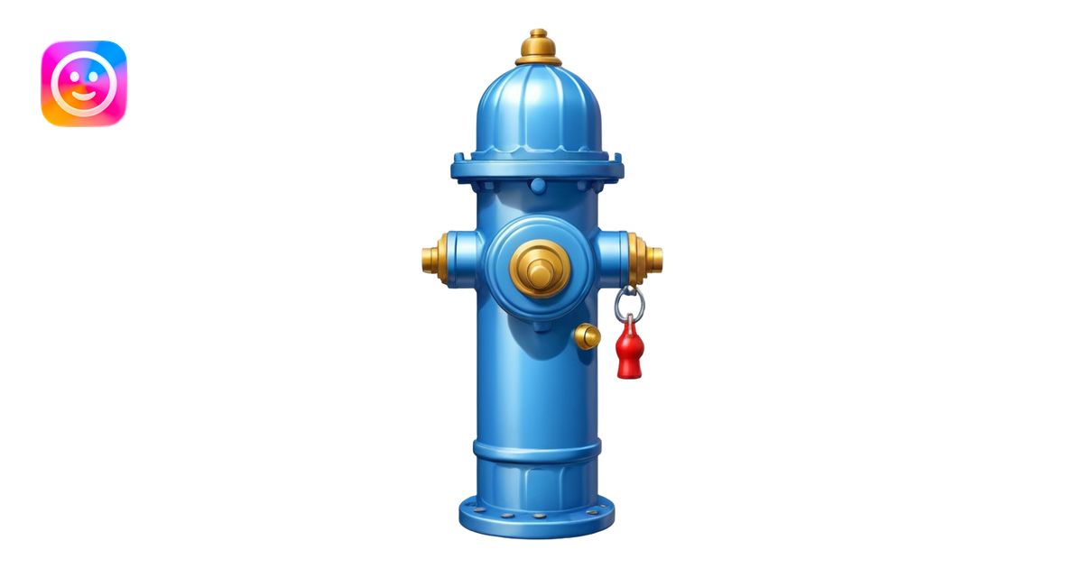 blue fire hydrant emoji | AI Emoji Generator