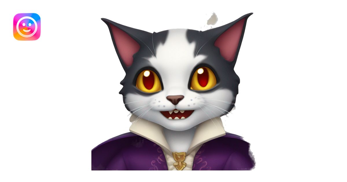 vampire cat emoji | AI Emoji Generator