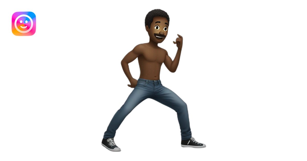 black guy twerking emoji | AI Emoji Generator