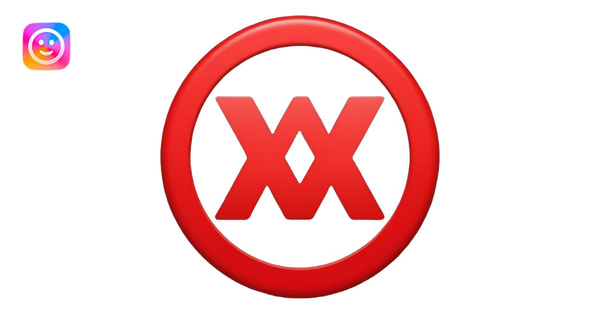 a black circle with a red A in the middle emoji | AI Emoji Generator