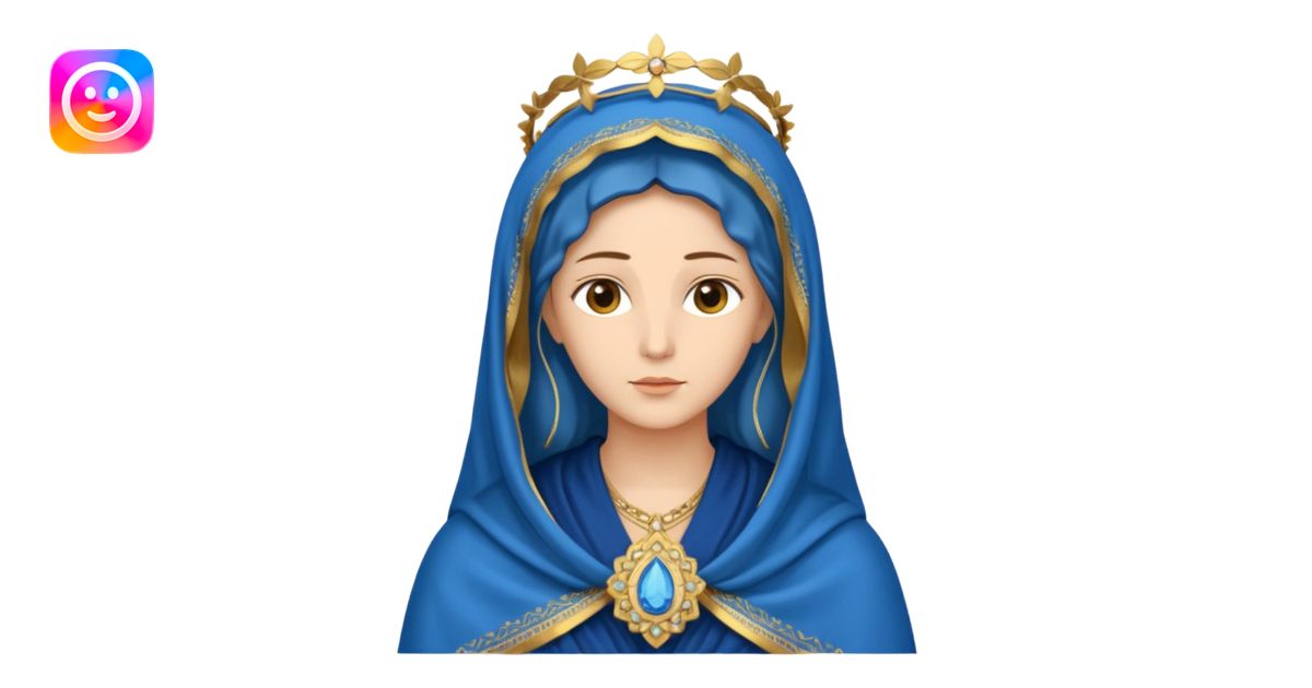 Virgen Maria emoji | AI Emoji Generator