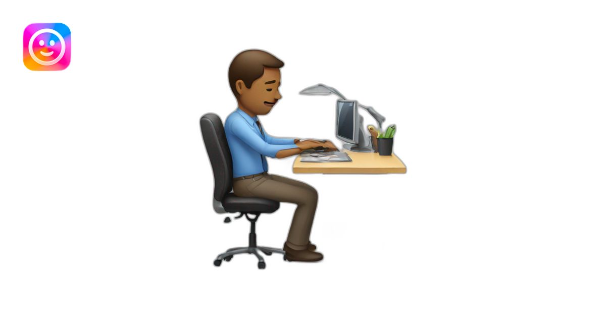 Workaholic emoji | AI Emoji Generator