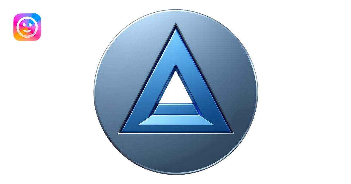 LOGO DE AUTOCAD EN 3D emoji | AI Emoji Generator
