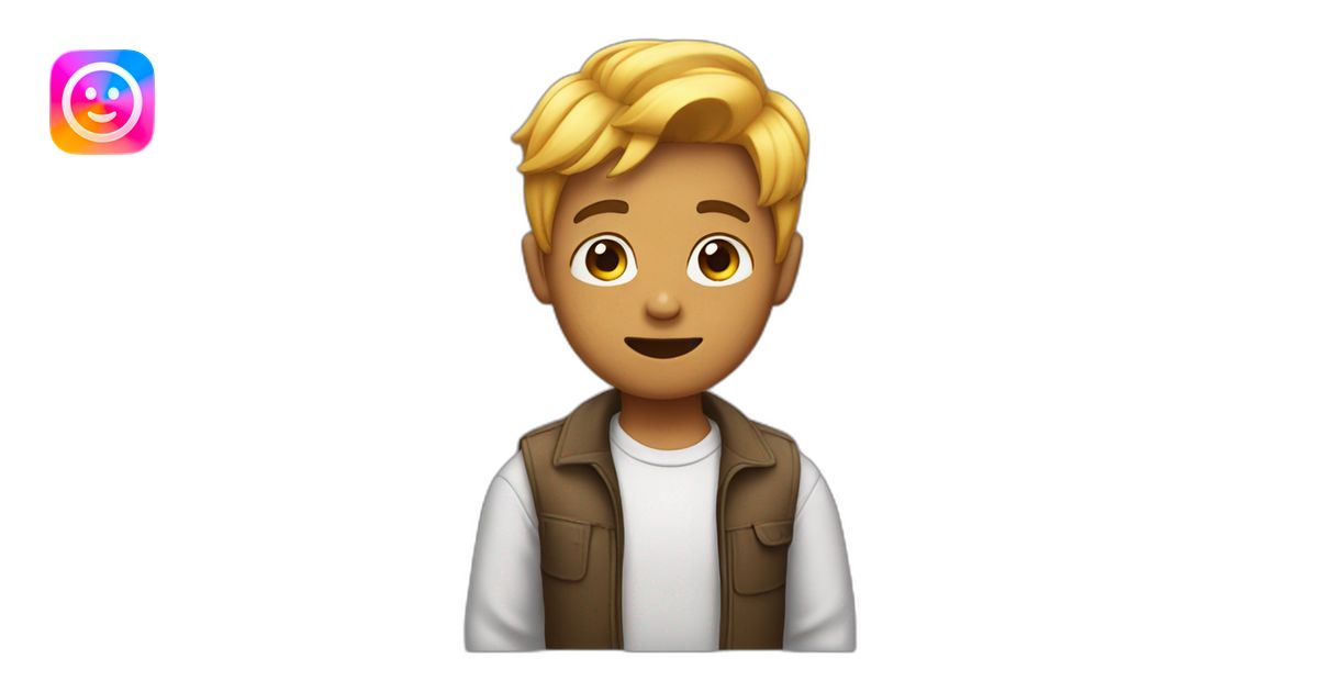 Boy asking himself why? emoji | AI Emoji Generator