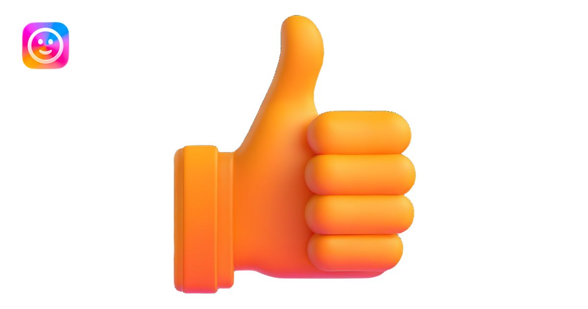 streaming video with thumbs up emoji | AI Emoji Generator
