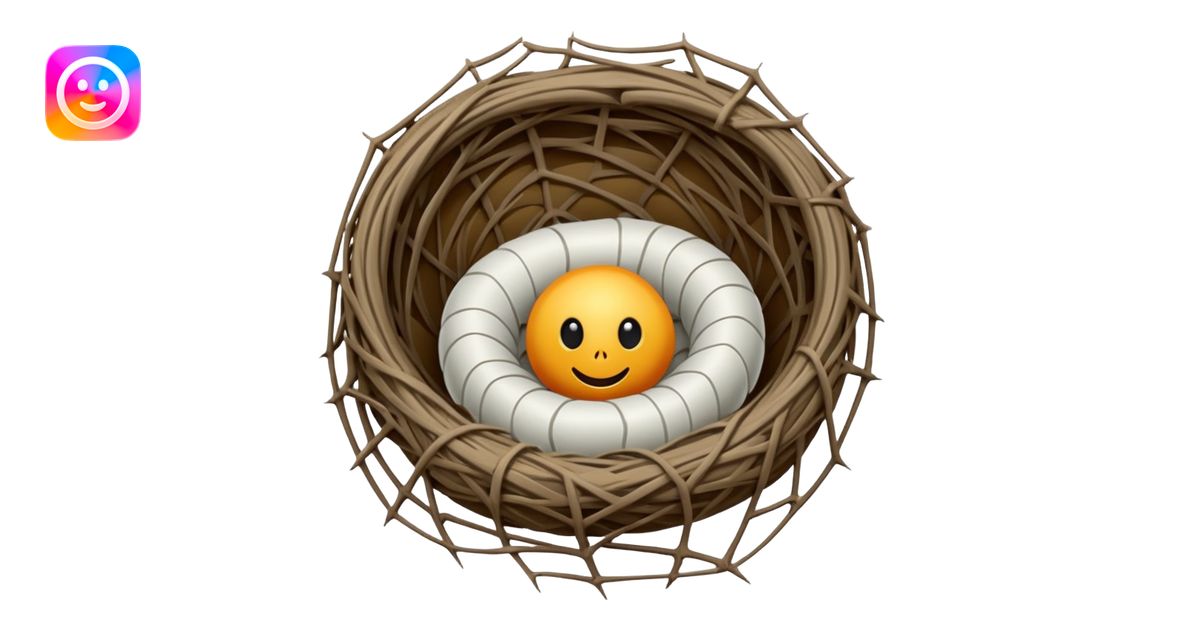 spiderweb nest emoji | AI Emoji Generator