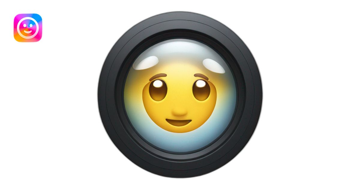 Focus lens emoji | AI Emoji Generator
