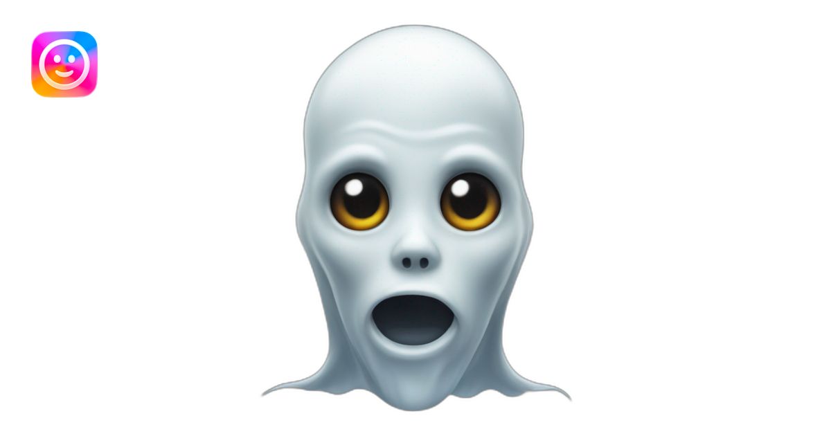 hyper realistic ghost emoji | AI Emoji Generator