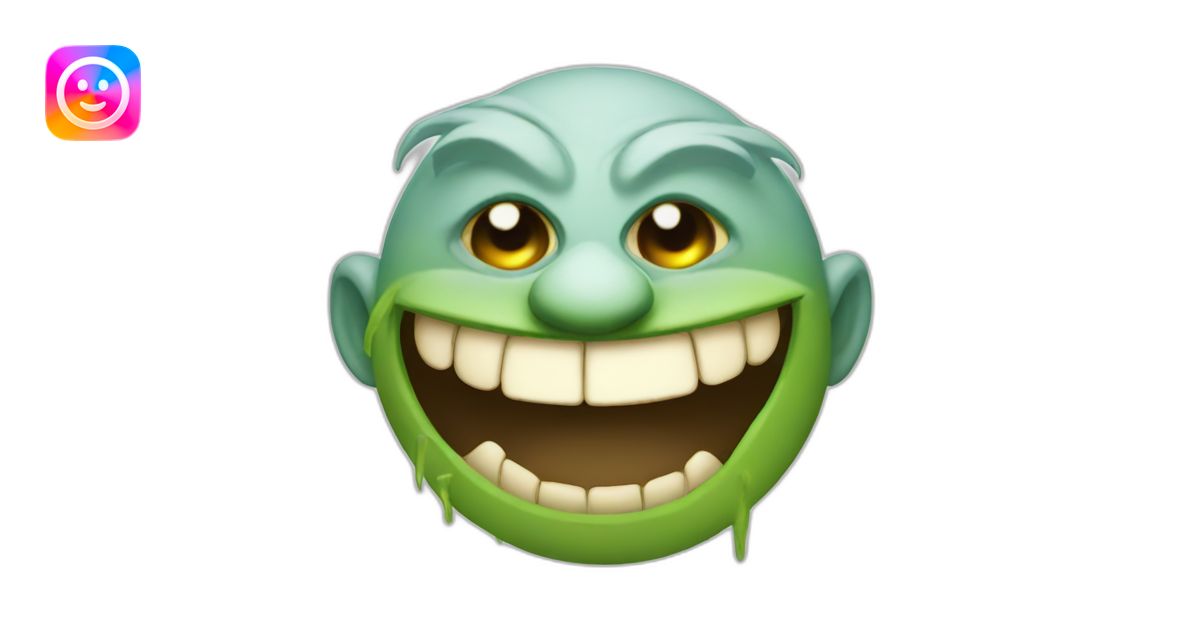smiley troll face emoji | AI Emoji Generator